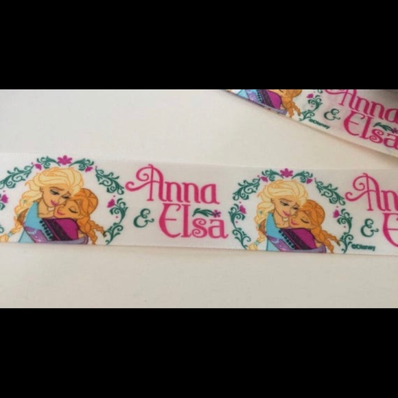 Disney | Party Supplies | Rare Disney Frozen Anna Elsa Olaf Ribbon Nwt ...